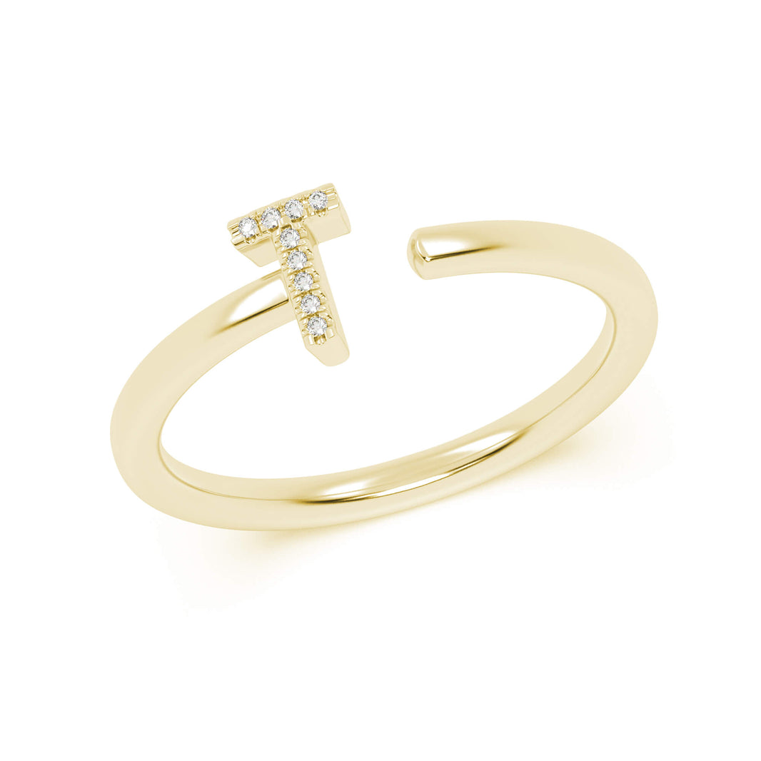 DRD Single Initial Ring | Dana Rebecca Designs