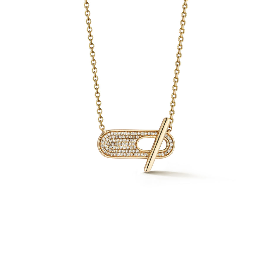 Diamond Pendant Necklaces: Sylvie Rose Pavé Toggle Necklace | Dana ...