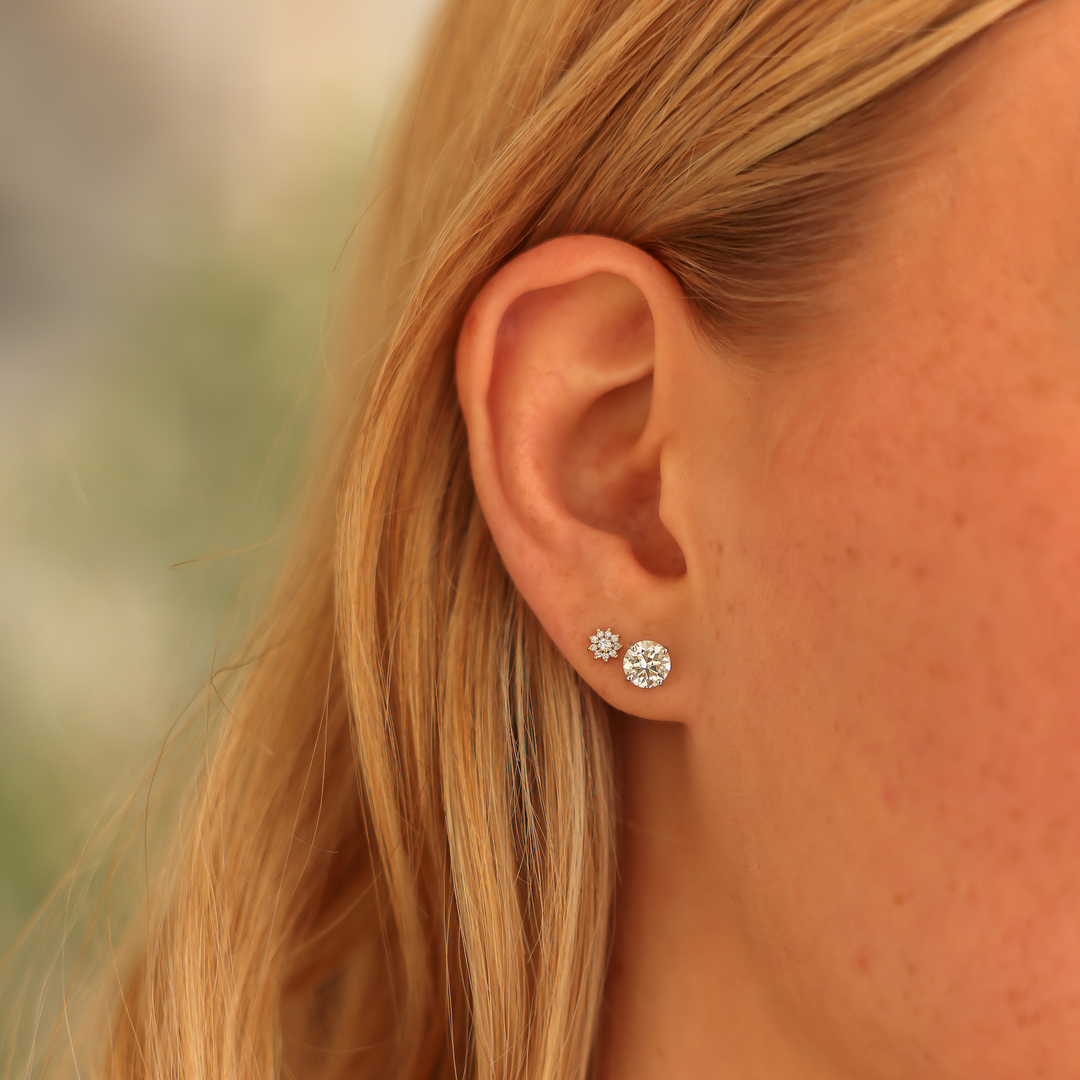 Diamond Stud Earrings: DRD Diamond Solitaire Studs 1.80 Ct. Total ...